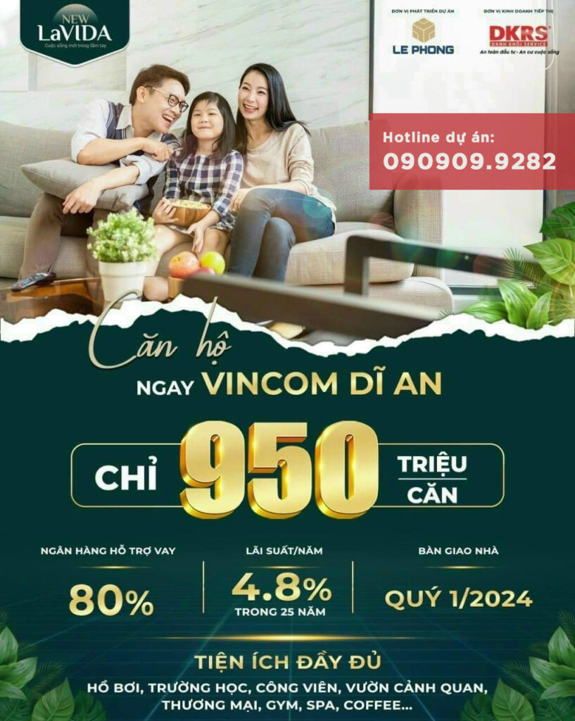 New Lavida Dĩ An Bình Dương - Giá bán chính thức từ [CĐT]