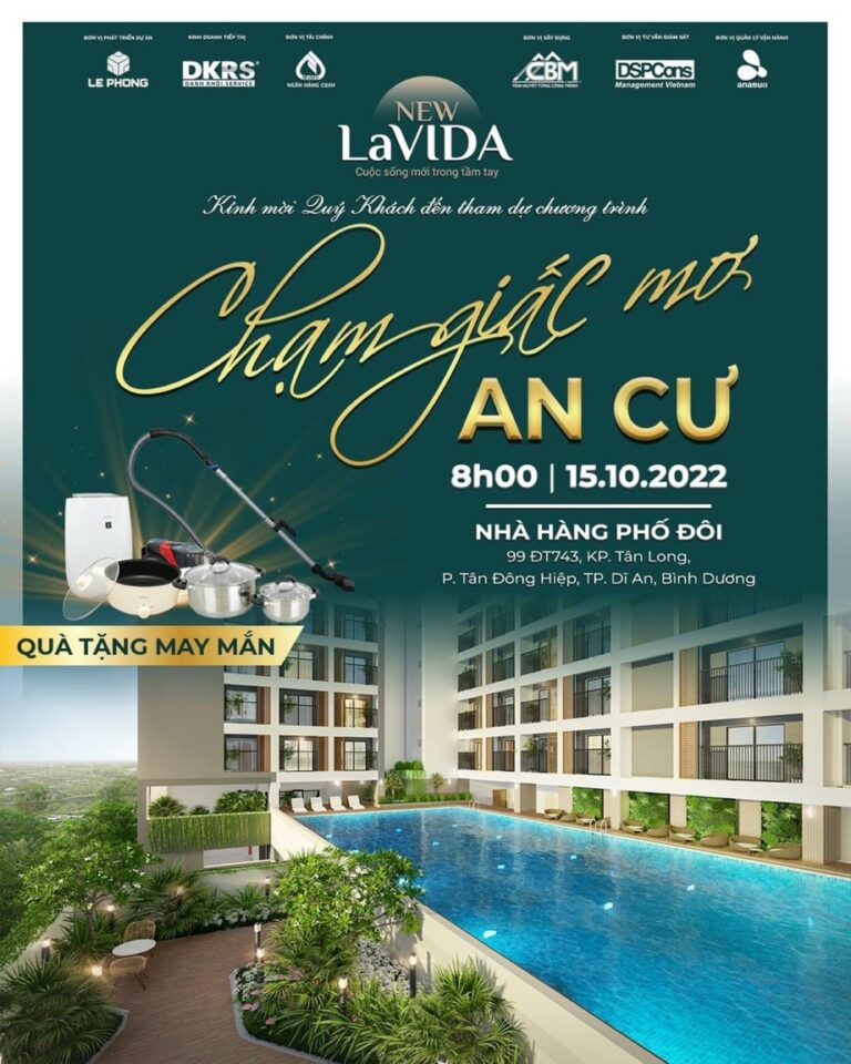 Tiến độ dự án nhà ở xã hội New Lavida Bình Dương - New Lavida Dĩ An Bình Dương [CĐT Toàn Thịnh Phát]